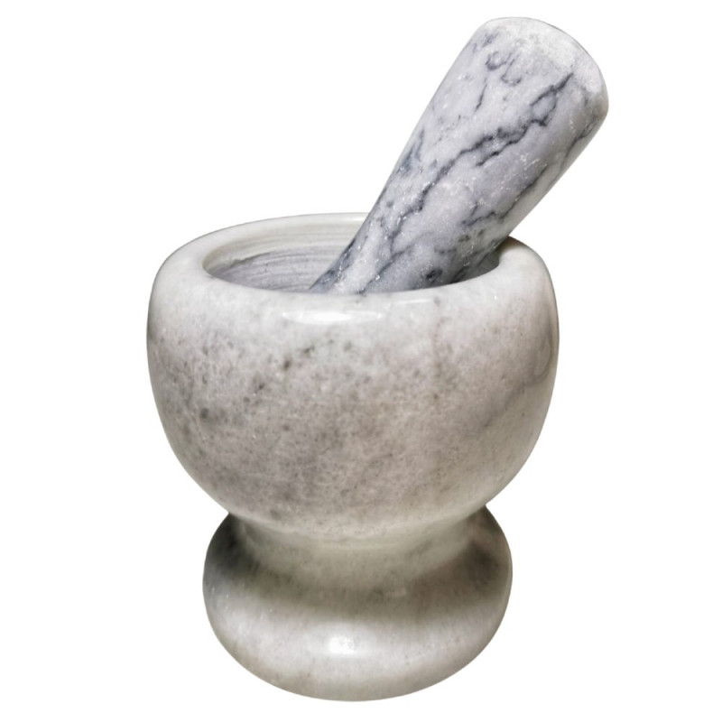 Mojar cu Pistil, din Marmura, 11 x 11 cm - Cadou - Savonia