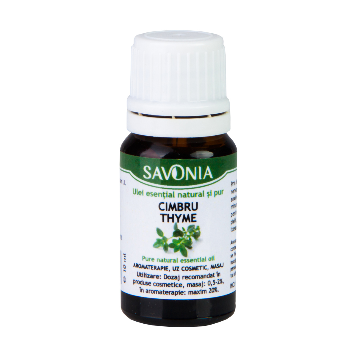 Cimbru - Ulei Esential Natural si Pur (uz extern) - Summer Sale - Savonia