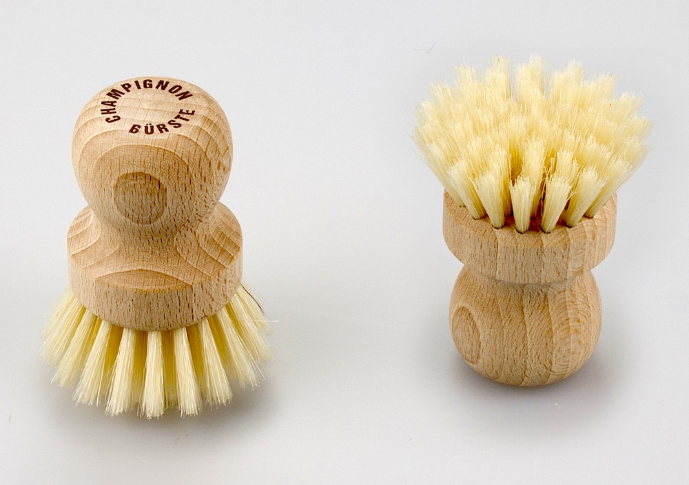 Perie fara Maner, Peri Vegetali Scurti, pentru Curatat Ciuperci - Perii ...